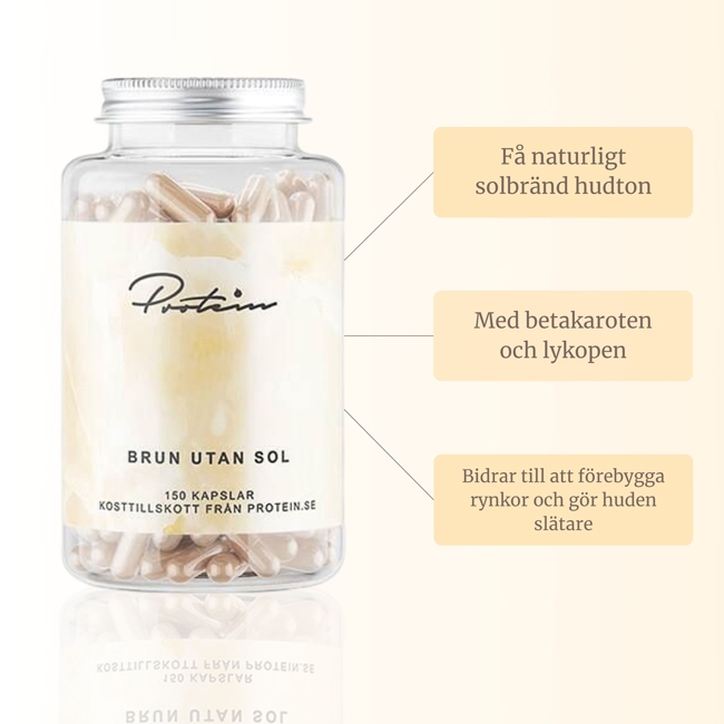 Köp Brun Utan Sol, Self-Tanning, 150 Kapslar - Protein.se