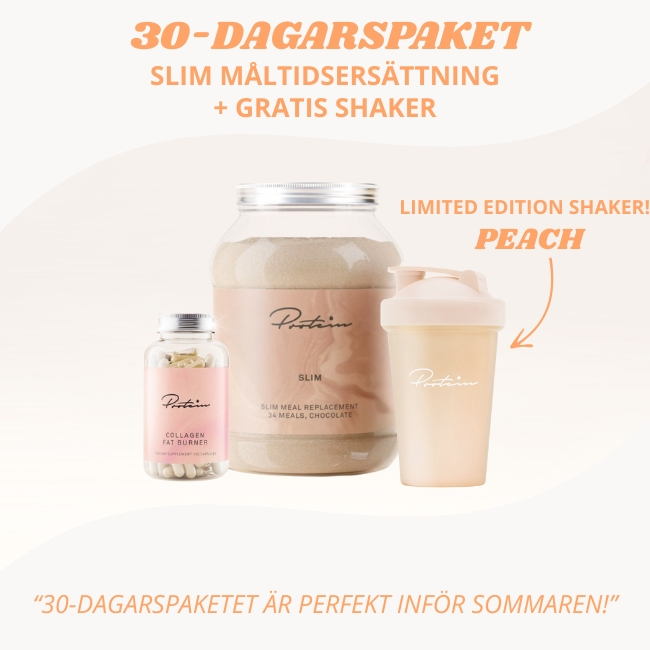 Startpaket SLIM Måltidsersättning + Gratis Shaker Kosttillskott för kvinnor